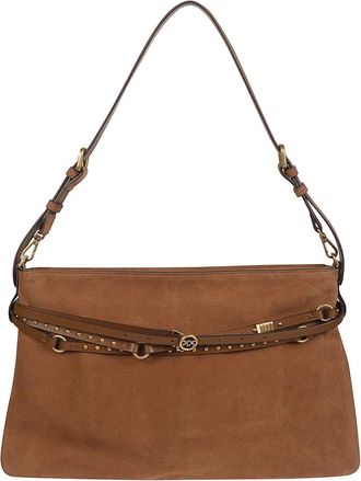Pinko Pinko, Femme, Sacs, Brun, Taille: ONE Size Belt Big Bag