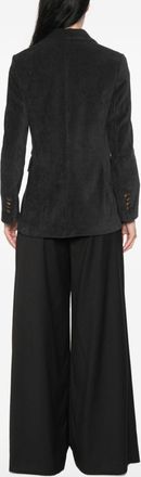 Circolo 1901 Corduroy Double-Breasted Blazer - Navy