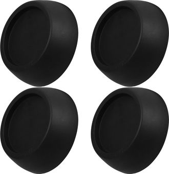 NUOBESTY 4 St&uuml;ck Teiliges M&ouml;belgleiter aus Robustem Gummi rutschfeste Fu&szlig;pads f&uuml;r Tisch Stuhlbeine Einfache Montage ohne Werkzeug Schutz vor Verrutschen und Kr