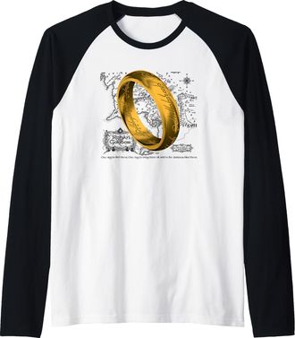 The Lord Of The Rings Lord of The Rings Map Ring Raglan