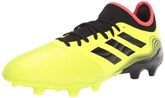 adidas Unisex Copa Sense.3 Firm Ground Soccer Shoe, Team Solar Yellow/Black/Solar Red, 9.5 US Men