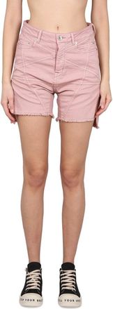 Rick Owens Denim Shorts - Pink