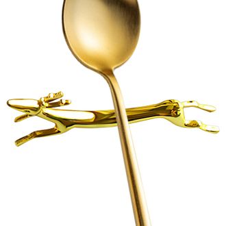 Generico Essst&auml;bchenhalter: f&uuml;r Tierfiguren aus Edelstahl, f&uuml;r L&ouml;ffel, Metall, elegant, f&uuml;r Esstisch, Organizer f&uuml;r
