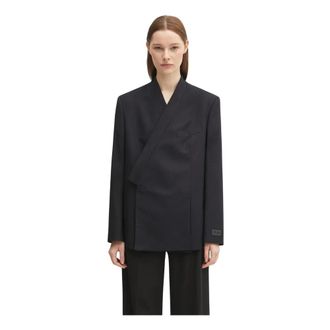 Kenzo Kimono-Blazer aus Webstoff - - Jackets - Damen - Schwarzk - M