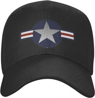 Generic Casquette de baseball personnalis&eacute;e de larm&eacute;e de lair des &Eacute;tats-Unis pour homme et femme - Embl&egrave;me militaire r&eacute;glable - Cadeau dext&eacute;rieur