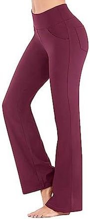 Generic Pantalon Yoga Femme, Pantalon Ample Femme, Femme Pantalon Taille Elastique, Pantalon Fluide Femme été, Tenue Sport, Pantalon Chino Femme, Pantalon Fit