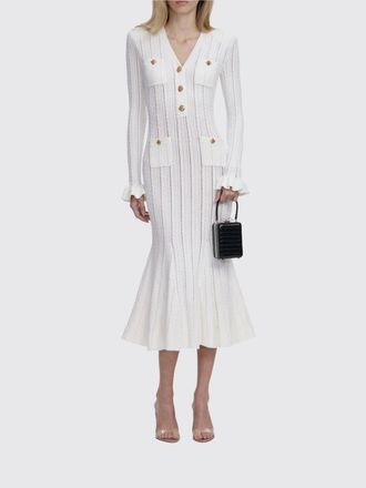 Self Portrait Kleid SELF-PORTRAIT Damen Farbe Wei&szlig;