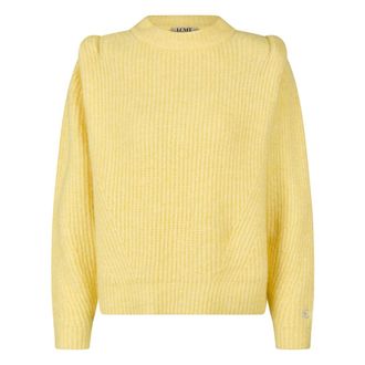 LeComte Strickpullover aus Wollmix - - Knitwear - Damen - Gelb - 2XL