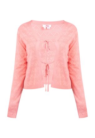 Mymo Strickjacke Damen Rosa