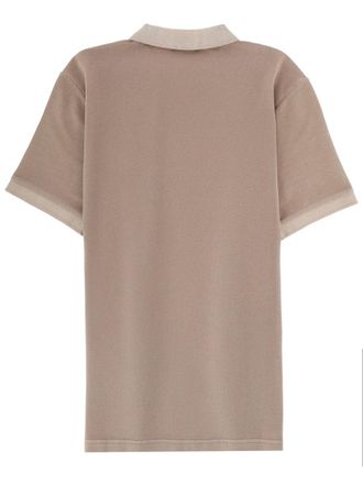 Fay Logo-Embroidered Cotton Polo - Gray