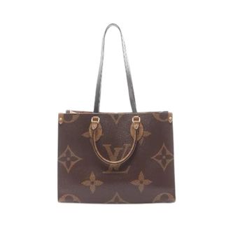 Louis Vuitton Pre-owned Onthego MM Monogram Giant Reverse Tote Bag - - Pre-owned - Damen - Braun - ONE SIZE