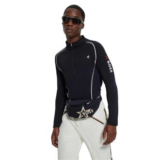 HUGO BOSS Sweatshirt f&uuml;r Herren, Lang&auml;rmlig (Schwarz)