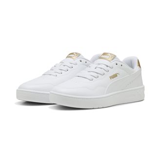 Puma Sneakers Court Lally M&eacute;tallique Glam Femme, Accessoires, Blanc, 37.5
