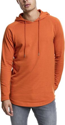 Urban Classics Herren Long Shaped Terry Hoody Kapuzenpullover, Orange (rust orange), M