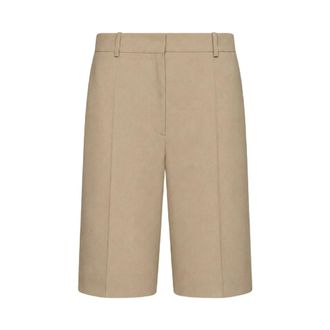 Toteme Femme, Shorts, Beige, Taille: 38 FR Long Shorts