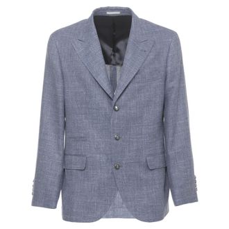 Brunello Cucinelli Homme, Vestes, Bleu, Taille: M Blazers
