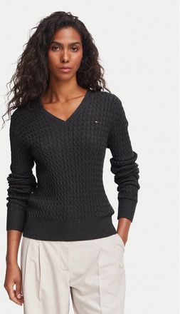 Tommy Hilfiger Pullover WW0WW44987 Dunkelgrau Regular Fit