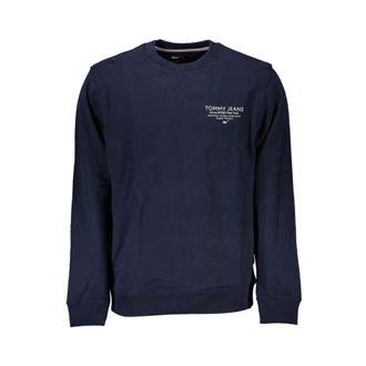 Tommy Hilfiger Blauer Nachhaltiger Baumwollpullover - - Sweatshirts & Hoodies - Herren - Blau - 2XL