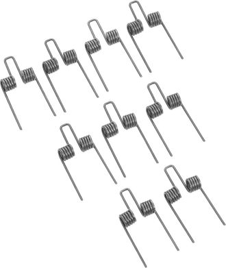 SOLUSTRE 9 Stück Teiliges Doppel Torsionsfeder Elastisch Präzisionsgefertigt für Lampen und Kleine Ventilatoren Verschleißfest Langlebig für Reparatur und Wart