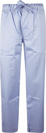 Tekla Femme, Pantalons, Bleu, Taille: 36 FR Straight Pantalons