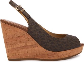 Michael Kors Sandalen MICHAEL Michael Kors Rosie Wedge 40S6RSHS1B Braun