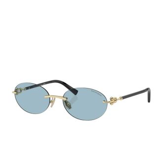 Tiffany & Co. Femme, Accessoires, Jaune, Taille: 56 MM Lunettes de soleil &eacute;l&eacute;gantes au design unique