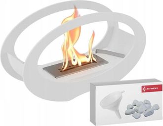 Kratki Tischkamin Echo Weiss Geschenke