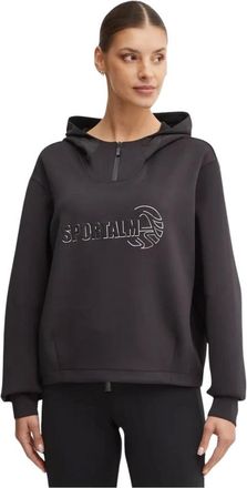 Sportalm Damen, Sweatshirts & Hoodies, Schwarzk, SGr&ouml;&szlig;e