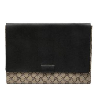 Gucci Pre-owned Canvas Clutch - - Pre-owned - Damen - Beige - ONE SIZE