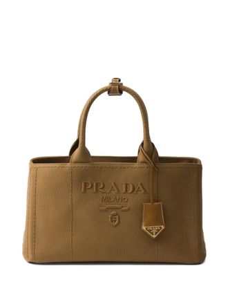 Prada grand sac cabas Jardinière - Marron