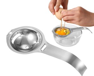 Generic Eigelb-Trenner - Ei-Trennwerkzeug | Eiertrenner Eigelb-Wei&szlig;-Teiler | Eiertrenner f&uuml;r rohe Eier | Edelstahl-Siebfilter f&uuml;r Eigelbwei&szlig; | Eiwei&szlig;trenner