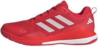 adidas Mens Chaussure Novaflight 2 Indoor, Pure Ruby/Zero Metalic/Cloud White, 40 2/3