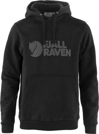 Fjällräven Herren Logo Kapuzenpullover, Black, S