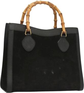 Gucci Pre-owned Daim sacs-main - Femme - Pre-owned - Noir - Taille: ONE Size