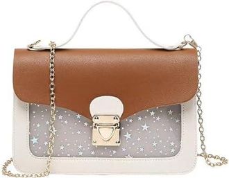 Generico Sac &agrave; bandouli&egrave;re pour filles, princesse sac pour fille, &agrave; la mode, sac &agrave; bandouli&egrave;re, id&eacute;e cadeau petite fille anniversaire No&euml;l, marron