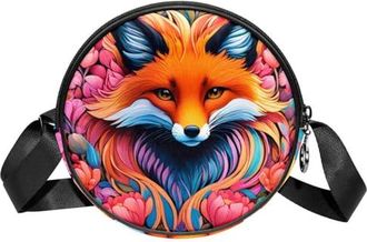 Generic Sac &agrave; bandouli&egrave;re Circle pour femme, petit sac &agrave; bandouli&egrave;re avec fermeture &eacute;clair, bretelles r&eacute;glables, sac &agrave; main rond d&eacute;contract&eacute; pour femmes et fi