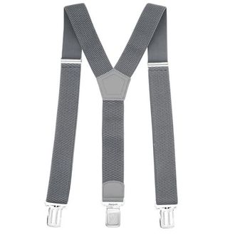 Glamexx24 Bretelles Homme R&eacute;glable, Largeur 4 cm en Forme de Y Bretelles, 3 Robuste Clips, Monochrome pour Hommes et Femmes