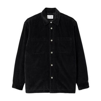 Lacoste Surchemise en velours c&ocirc;tel&eacute; matelass&eacute;e - Homme - Chemises - Noir - Taille: 3XL