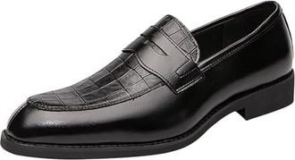 Generic MEIbax Chaussures Homme Cuir Oxfords Derby Elegant Chaussures &agrave; T&ecirc;Te Ronde Chaussure Cuir Low Classique Vintage Casual Commercial Mode pour Le Travail