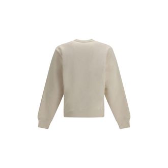 Saint Laurent Mens Beige Cotton Sweatshirt Clothing