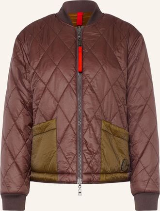 No.1 Como Blouson Bozen Im Materialmix Zum Wenden braun