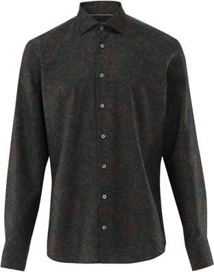 van Laack Chemise slim &agrave; imprim&eacute; en coton