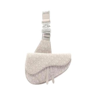 Dior Sac banane Saddle Oblique en toile Pre-owned - Homme - Pre-owned - Blanc - Taille: ONE Size