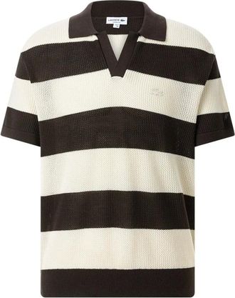 Lacoste Homme, Pulls, Brun, Taille: S Polo &agrave; col en V