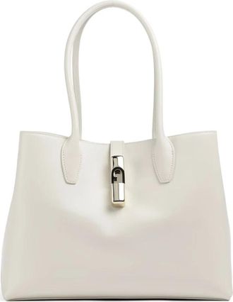 Furla Femme, Sacs, Blanc, Taille: ONE Size Goccia M Tote