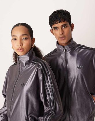 adidas Originals Firebird - Haut de surv&ecirc;tement - Gris