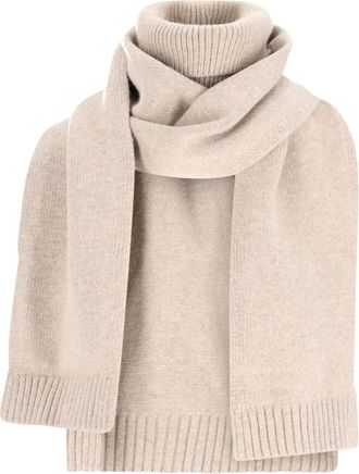 LVIR Scarf With Wool Blend Collar