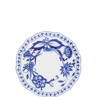 Kahla 173504A72067C Rossella Zwiebelmuster Untertasse 15 cm | Untersetzer mit Zwiebelmuster Dekor aus Porzellan