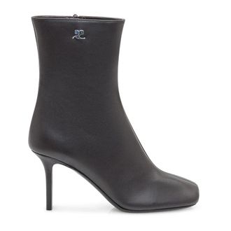 Courr&egrave;ges Square-Toe-Stiefeletten - - Shoes - Damen - Schwarzk - 40 EU