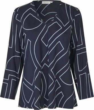 Masai Femme, Blouses et Chemises, Bleu, Taille: 40 FR Blouses